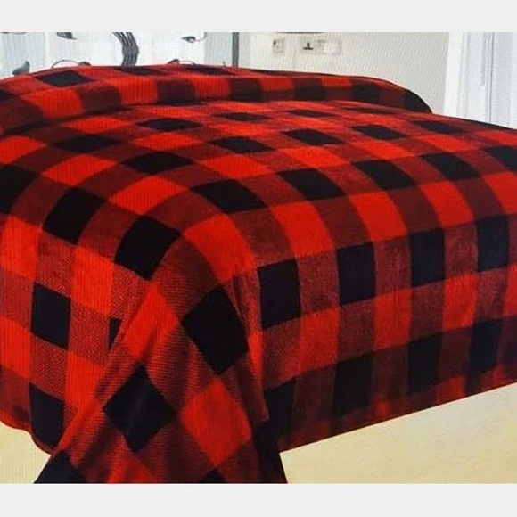 A Mermaid's Epiphany | Bedding | Buffalo Check Fleece Plaid Holiday ...